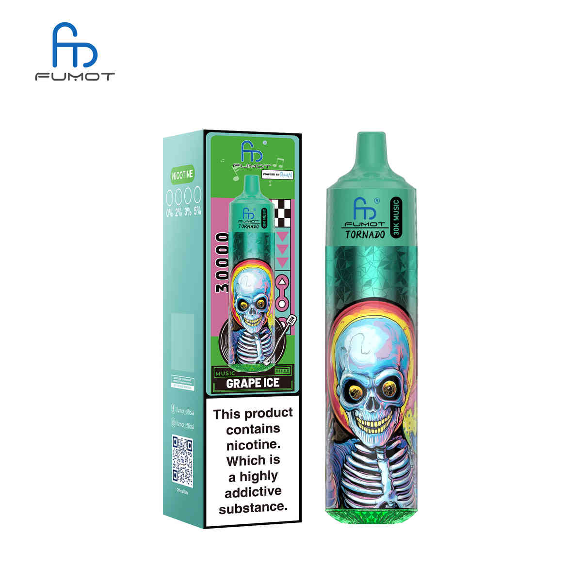 Fumot Tornado 30k Grape Ice – Smart Vape 30K Puffs