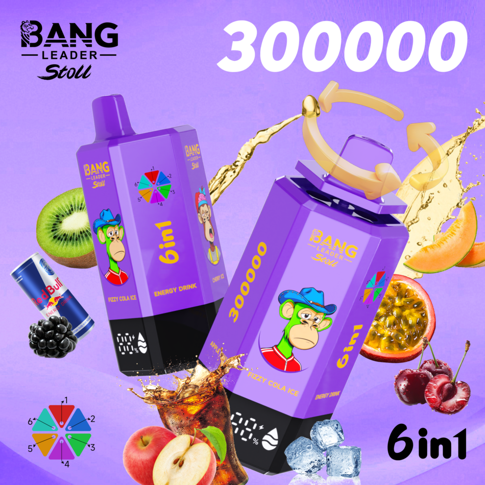 Bang Leader Stoll 300K Vape - 6 smaków w 1, 300k puffów
